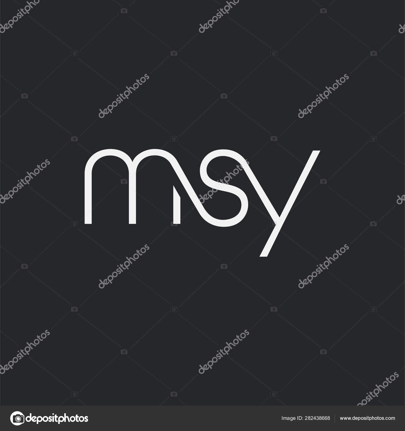 Logo Joint Msy Business Card Template Vector Stock Vector by ...