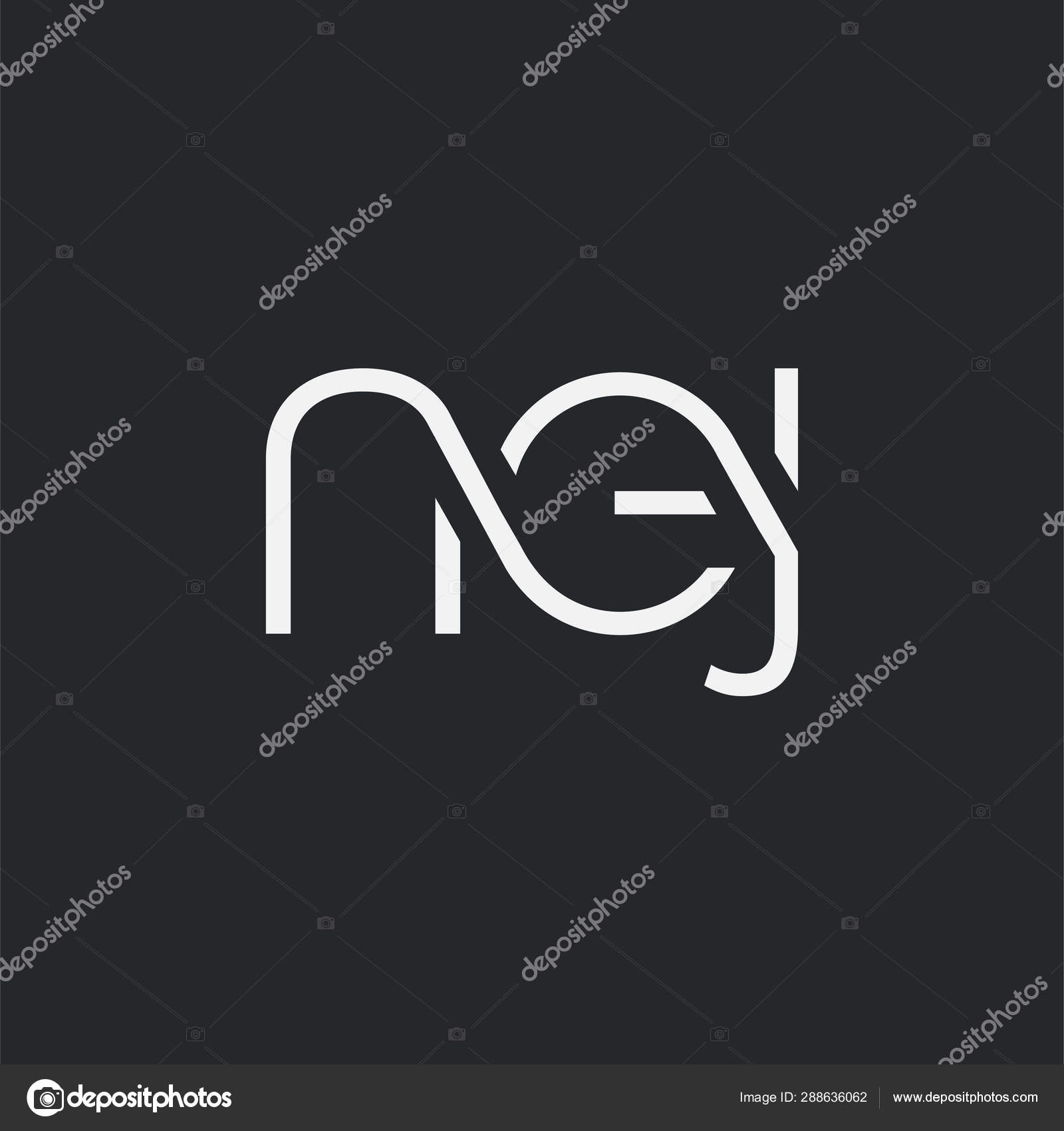 Logo Joint Nej Business Card Template Vector Stock Vector by ...