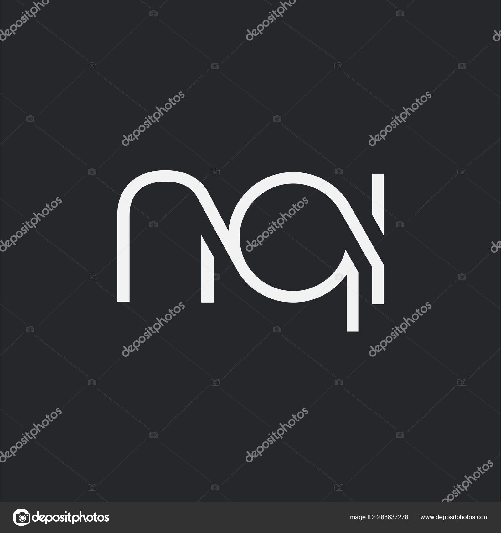 Logo Joint Nqi Business Card Template Vector Stock Vector by ...