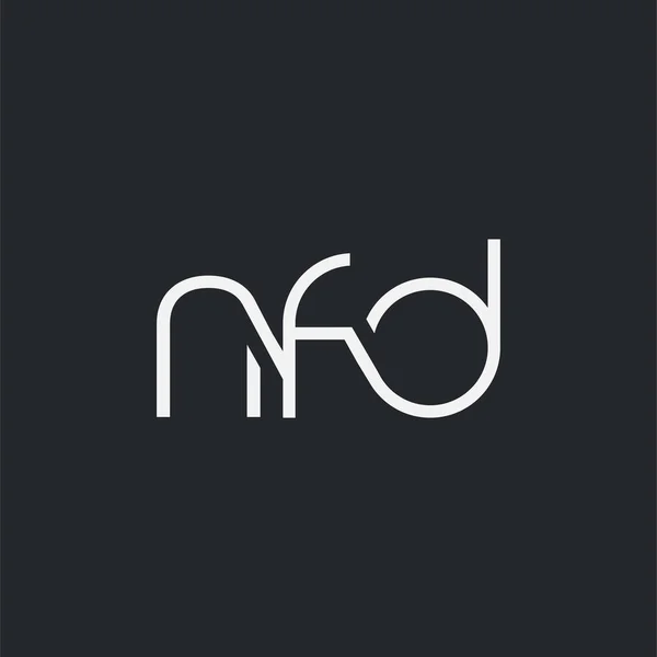 Logo Joint Njf Business Card Template Vector Stock Vector by ...