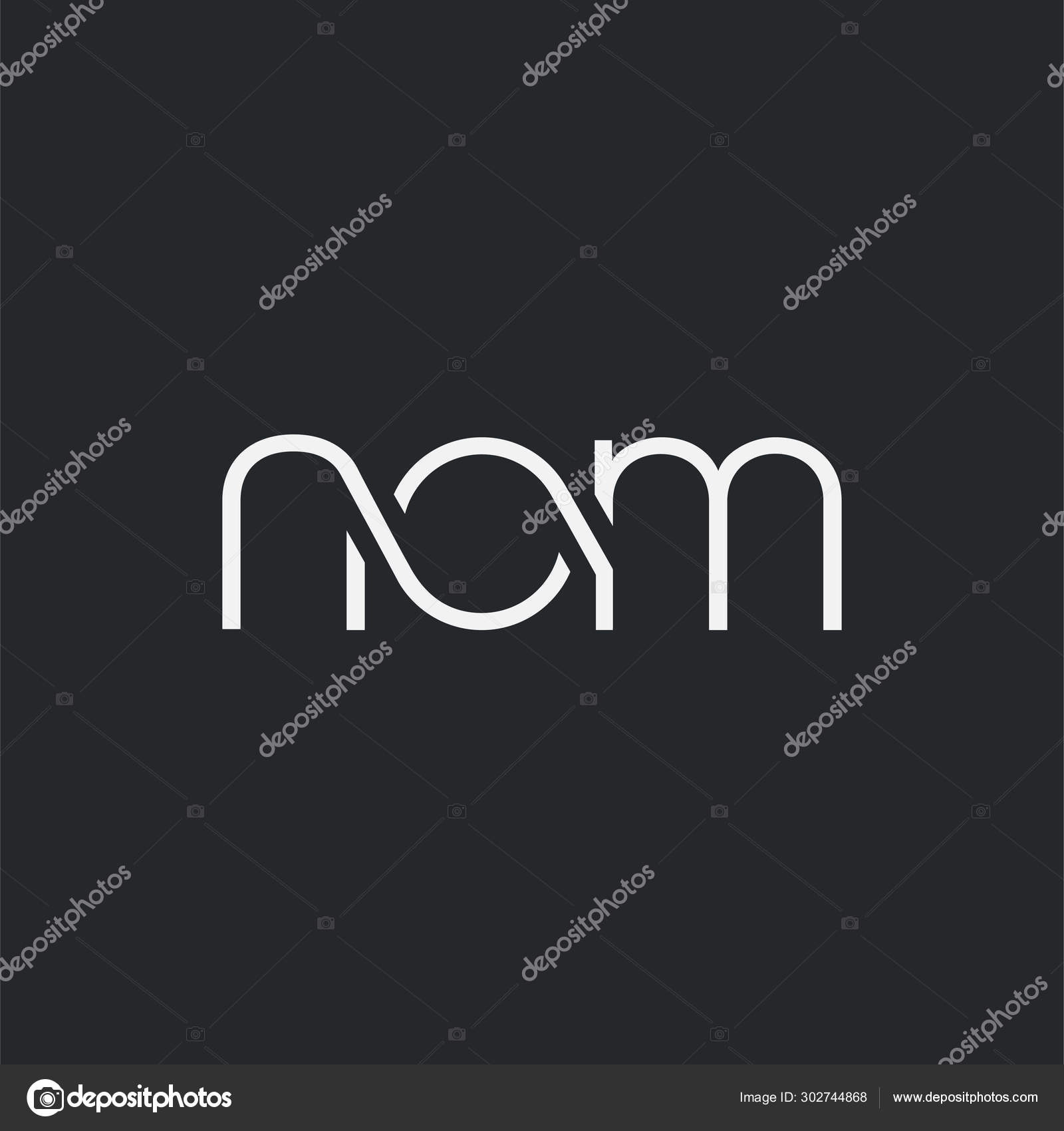 Logo Joint Nom Business Card Template Vector Stock Vector by ...