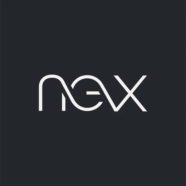 Logo Joint Nhx Business Card Template Vector Stock Vector by ...