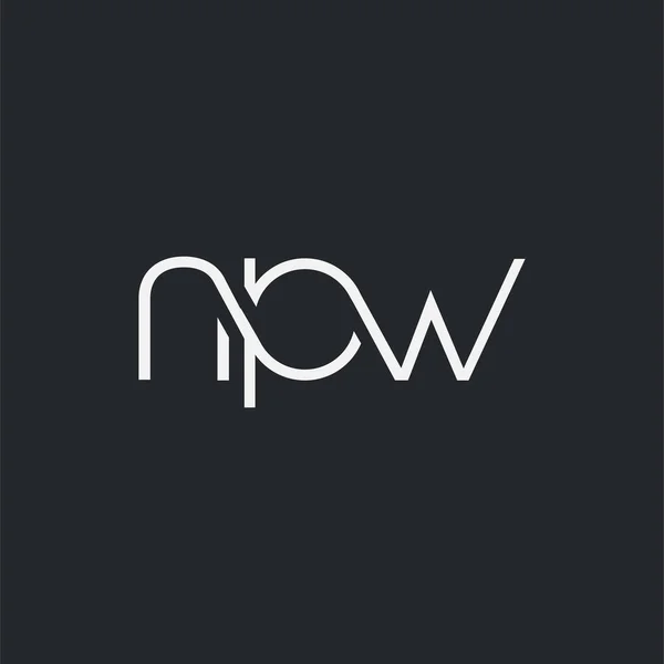 Logo Bersama Nwr Untuk Business Card Template Vector Vektor Stok oleh ...