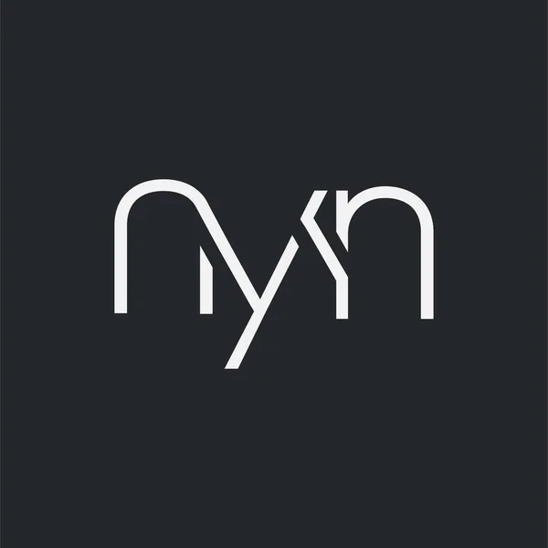 Logo Joint Nby Business Card Template Vector Stock Vector by ...