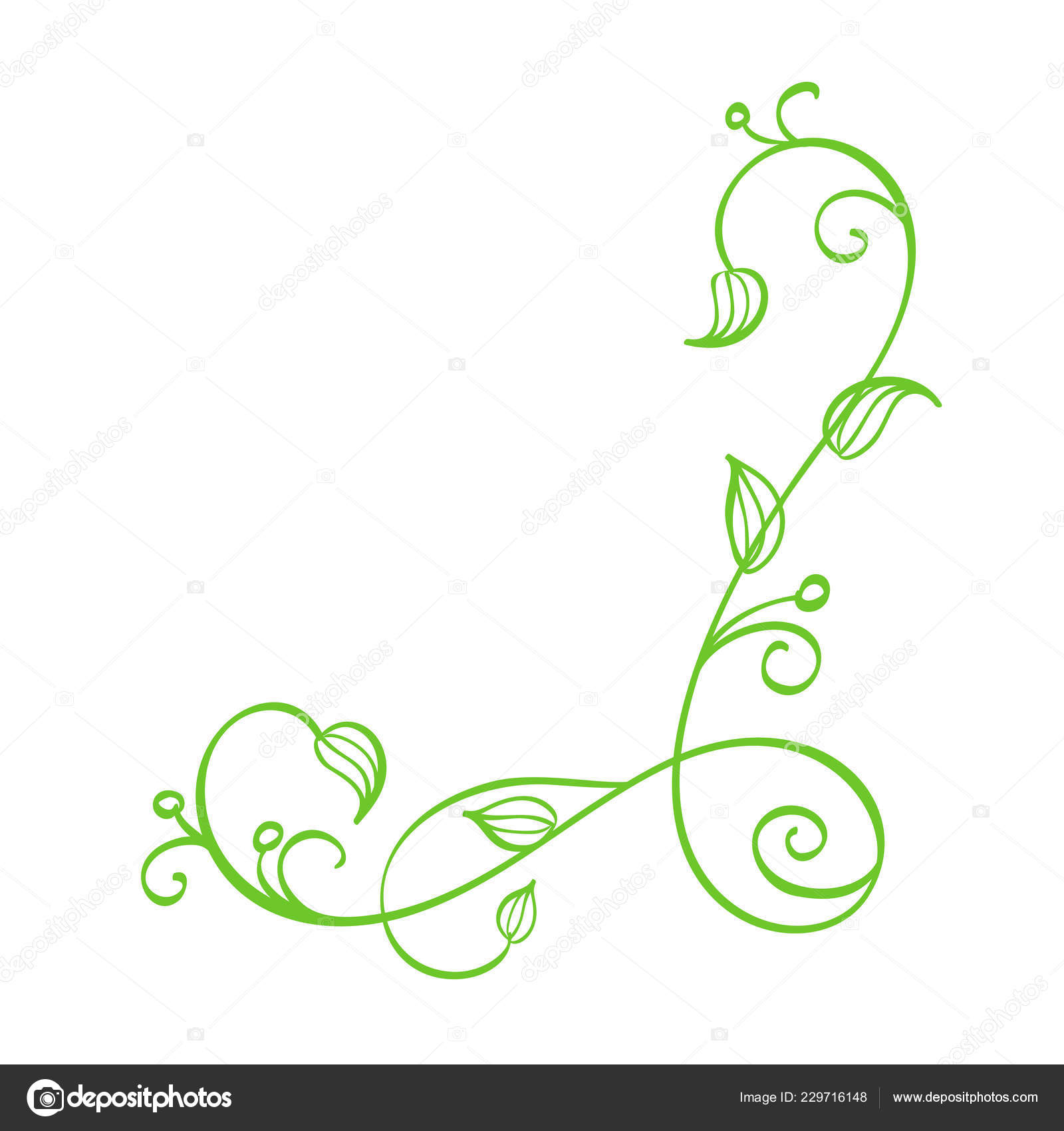 Calligraphy Corner Border Designs