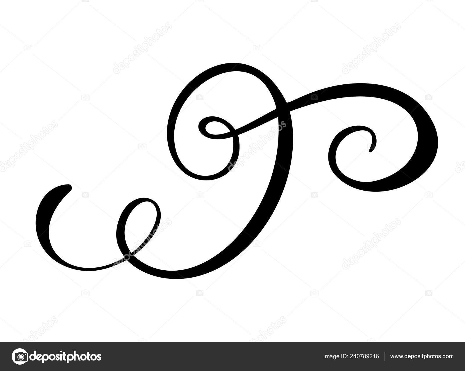 Elegant Swirl Clip Art