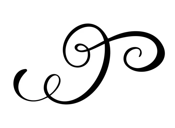 Simple Swirl Line Clip Art