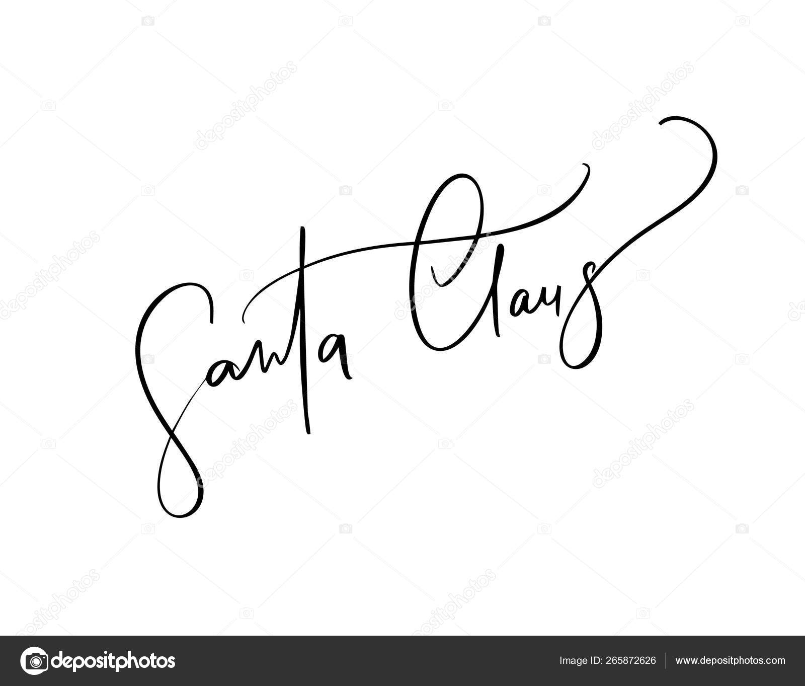 Santa Claus Signature Font