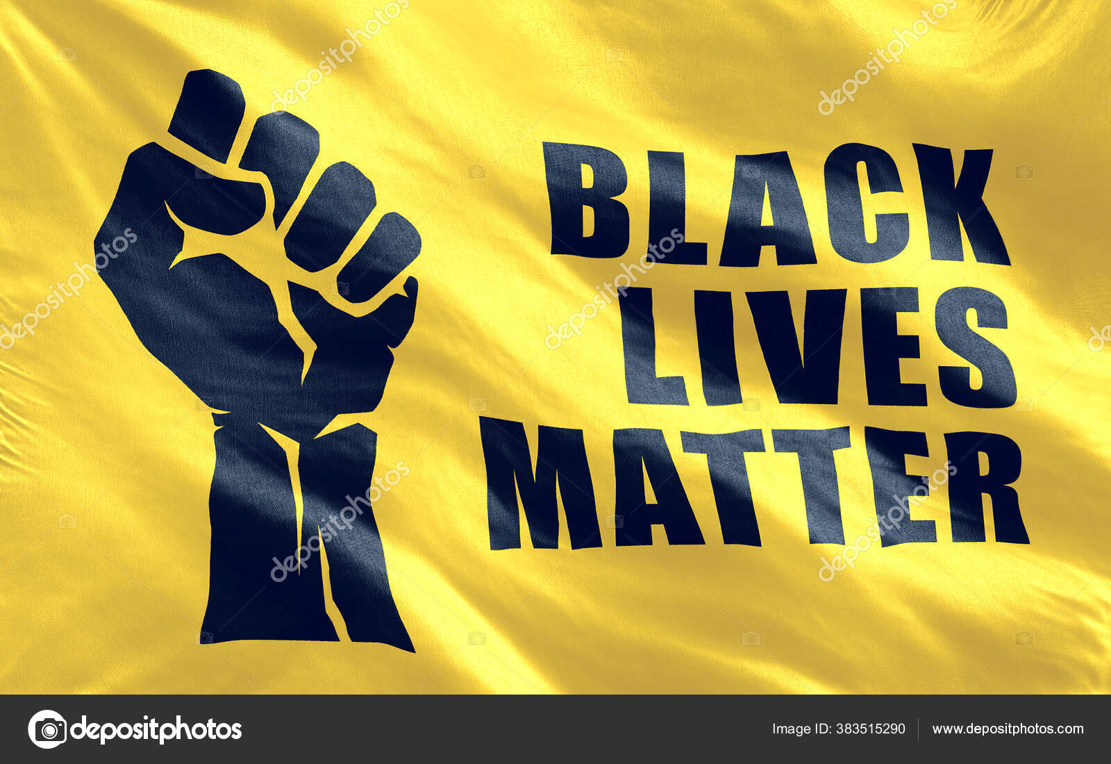 Black Lives Matter Blm Flag Banner Poster Background Concept Image ...