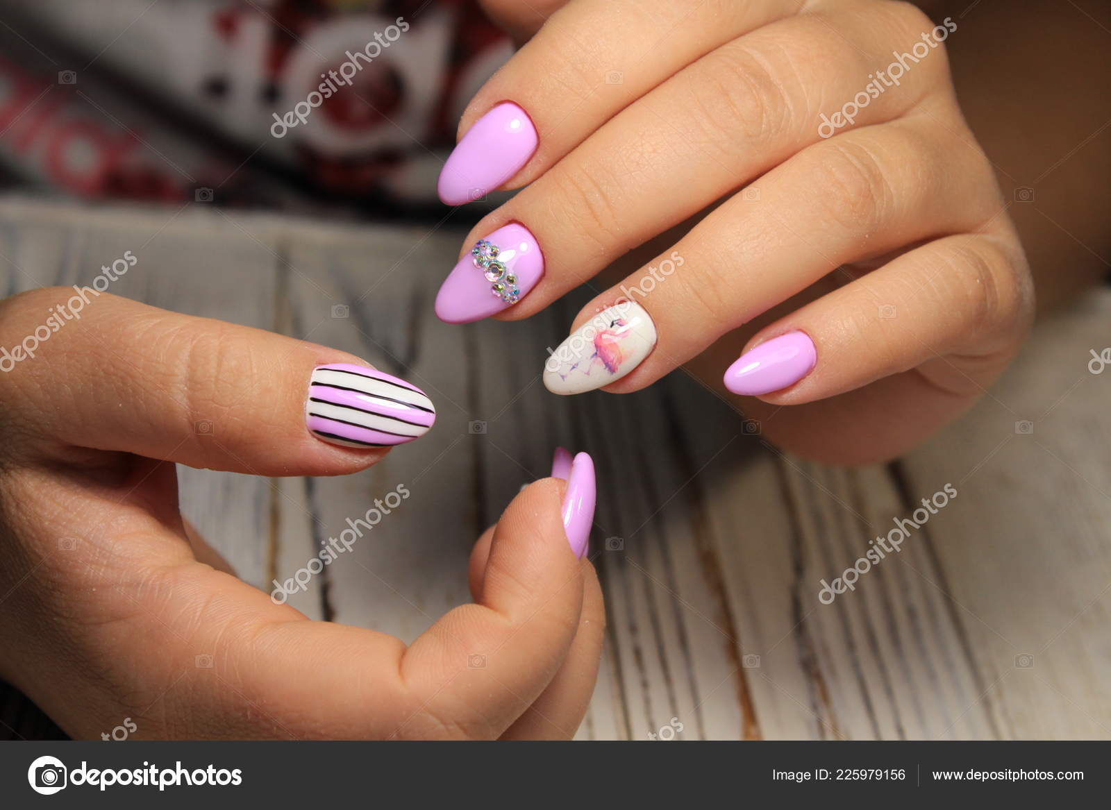 Stylish Manicure Design Beautiful Hands — Stock Photo © izzzi1991.gmail ...
