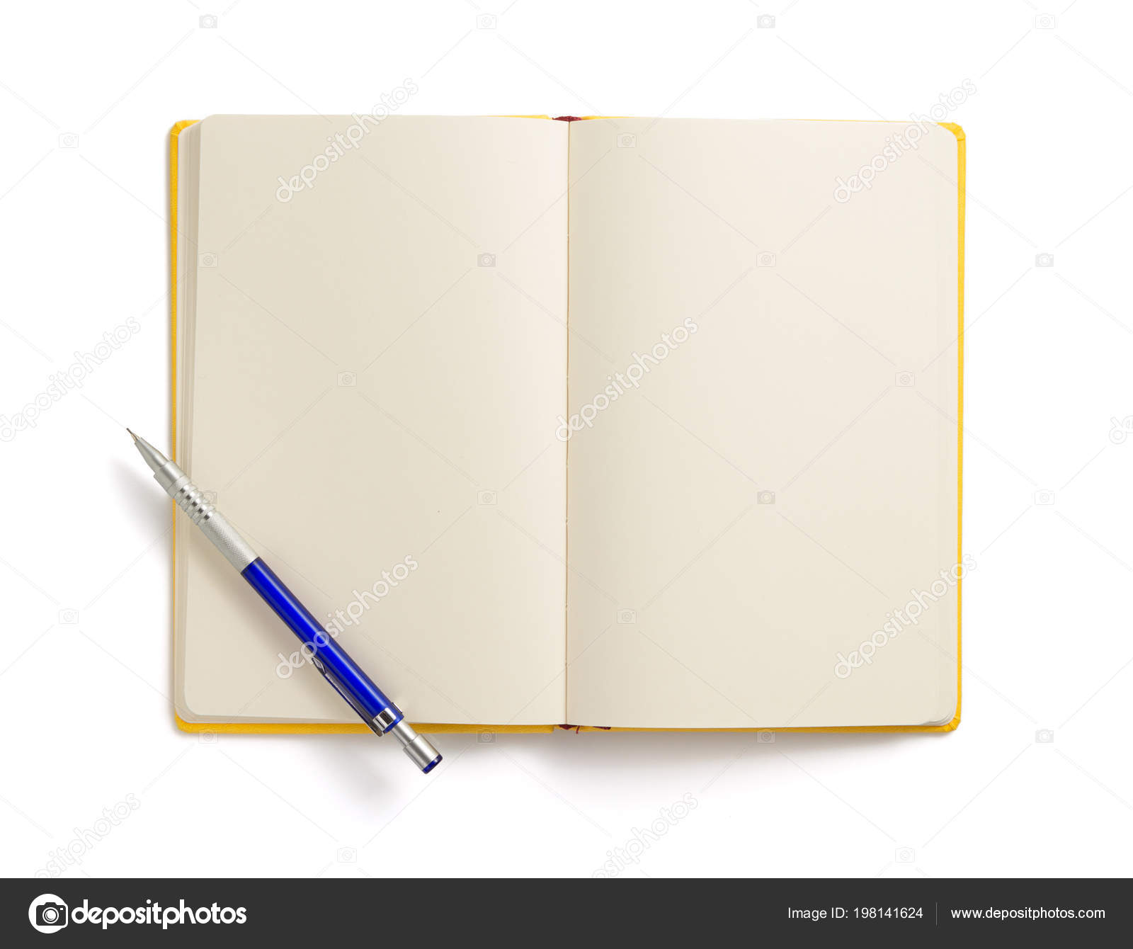 Notebook Isolated White Background — Stock Photo © seregam #198141624