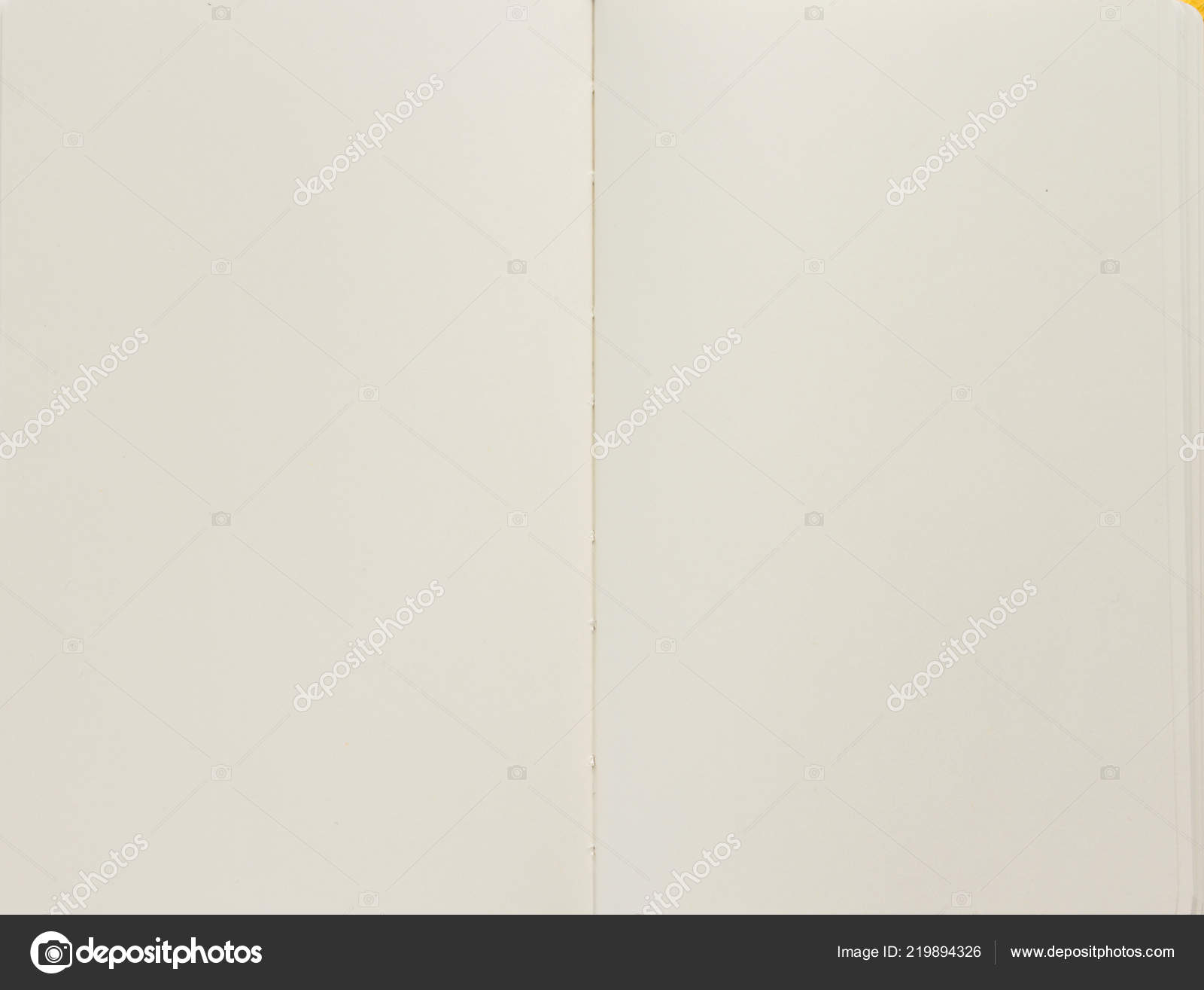 Open Empty Notebook Paper Empty Pages Background Texture Top View — Stock Photo © seregam #219894326