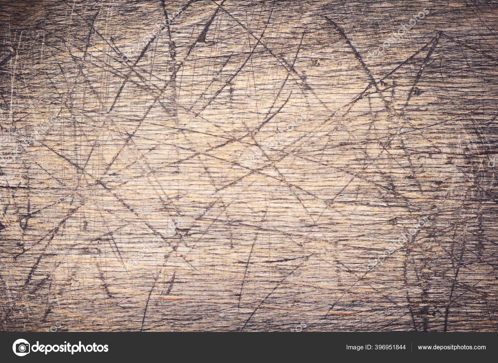 Scratched Wooden Board Background Texture Surface Stock Photo by ...