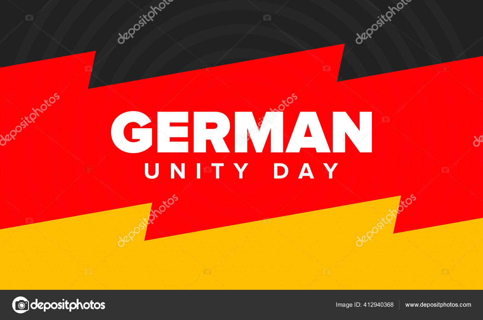German Unity Day Celebrated Annually October Germany Happy National ...