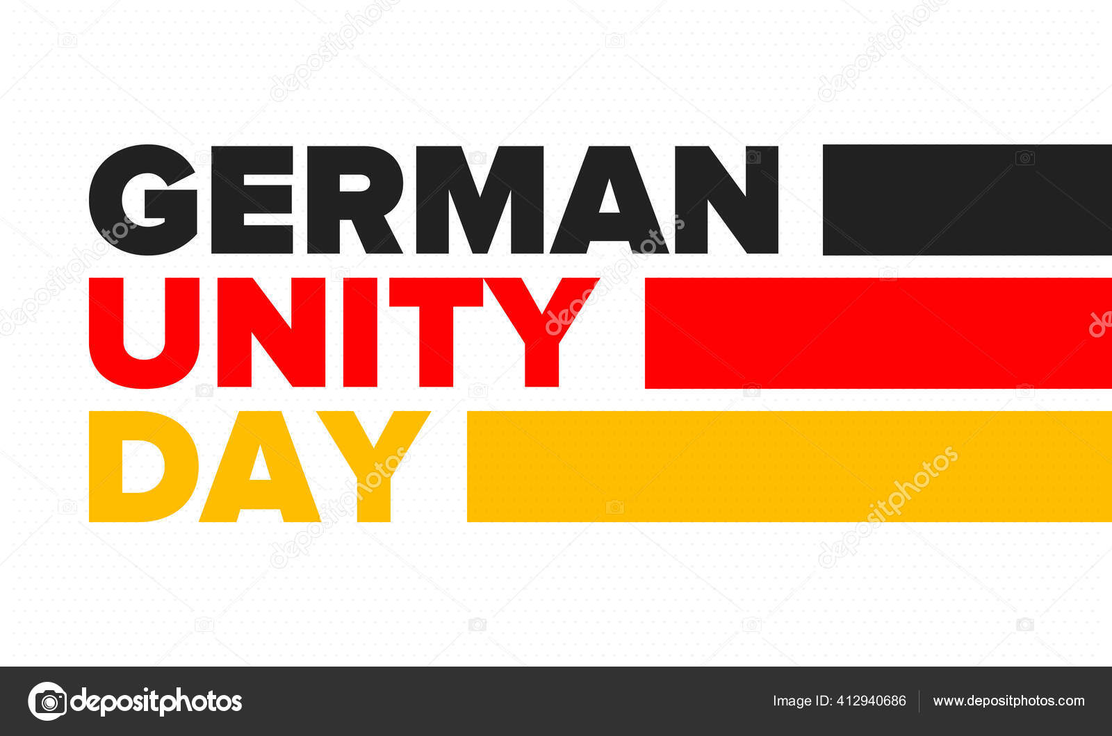 German Unity Day Celebrated Annually October Germany Happy National ...