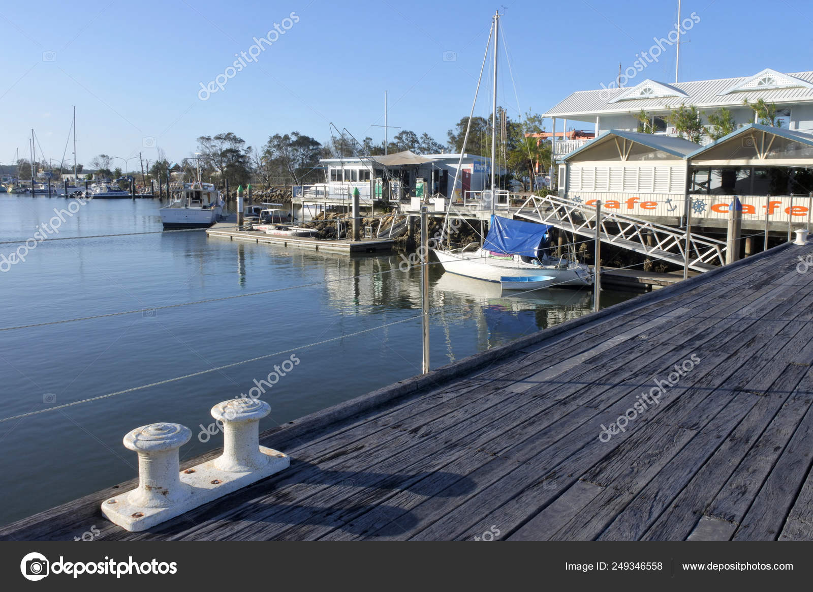 Yamba marina in New South Wales Australia – Stock Editorial Photo ...