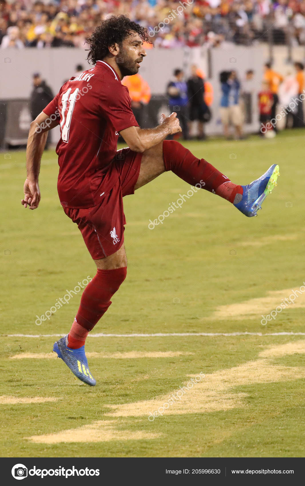 East Rutherford July 2018 Mohammed Salah 11Of Liverpool Action ...