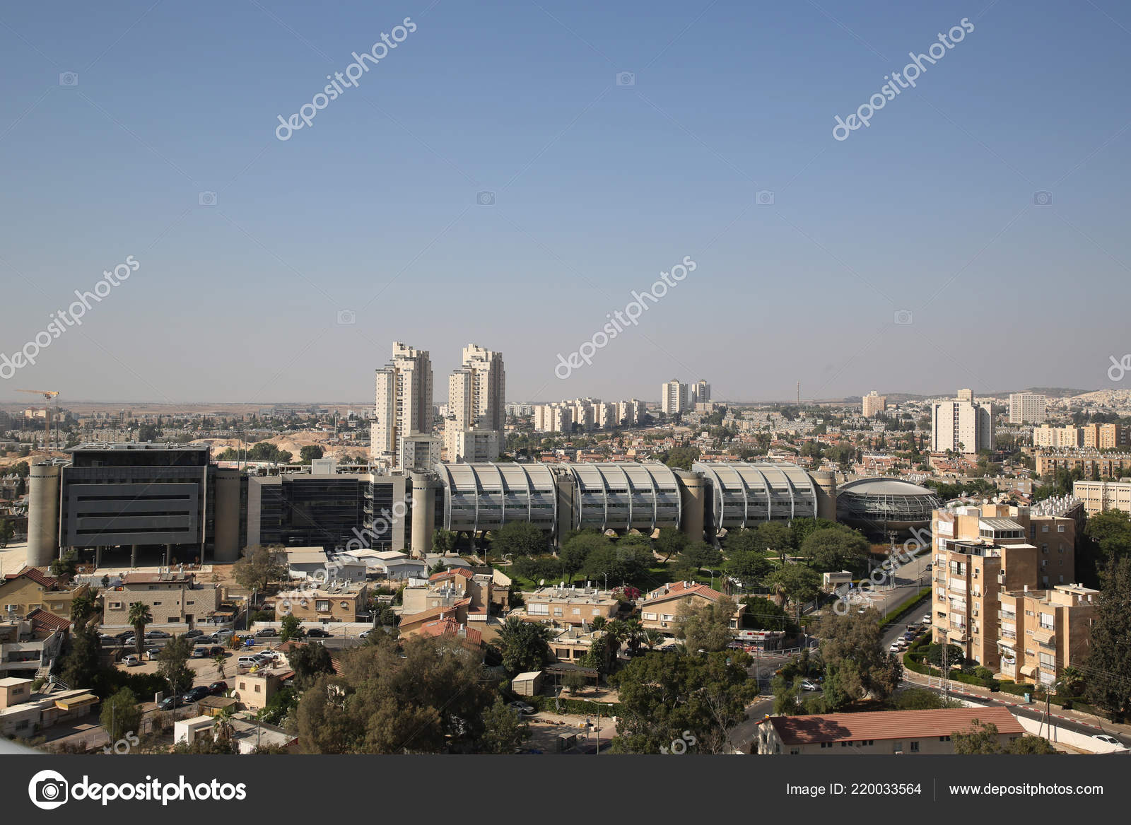 Beersheba Israel September 2018 Aerial View Beersheba Modern Building ...