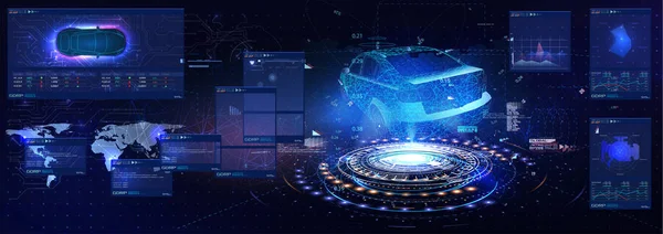 Car wireframe Vector Images | Depositphotos