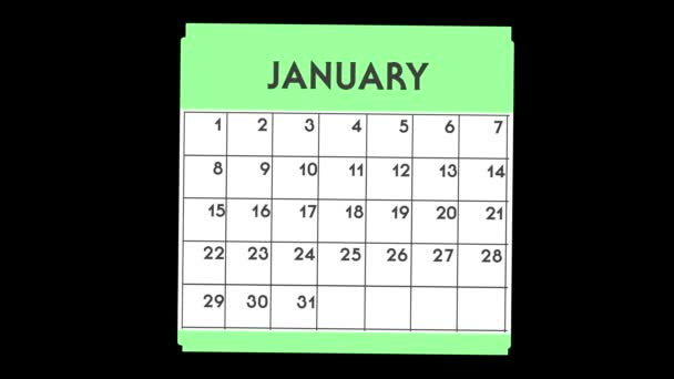 Cartoon Calendar Stock Vector by ©nikiteev 61761315