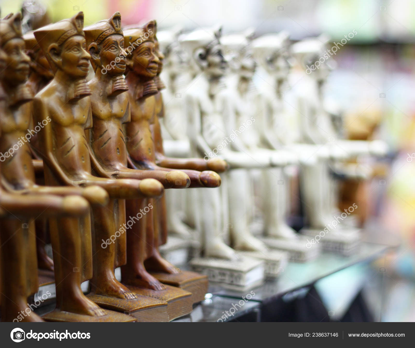 Figures Egyptian God Min God Fertility Male Power Souvenir Gift – Stock ...