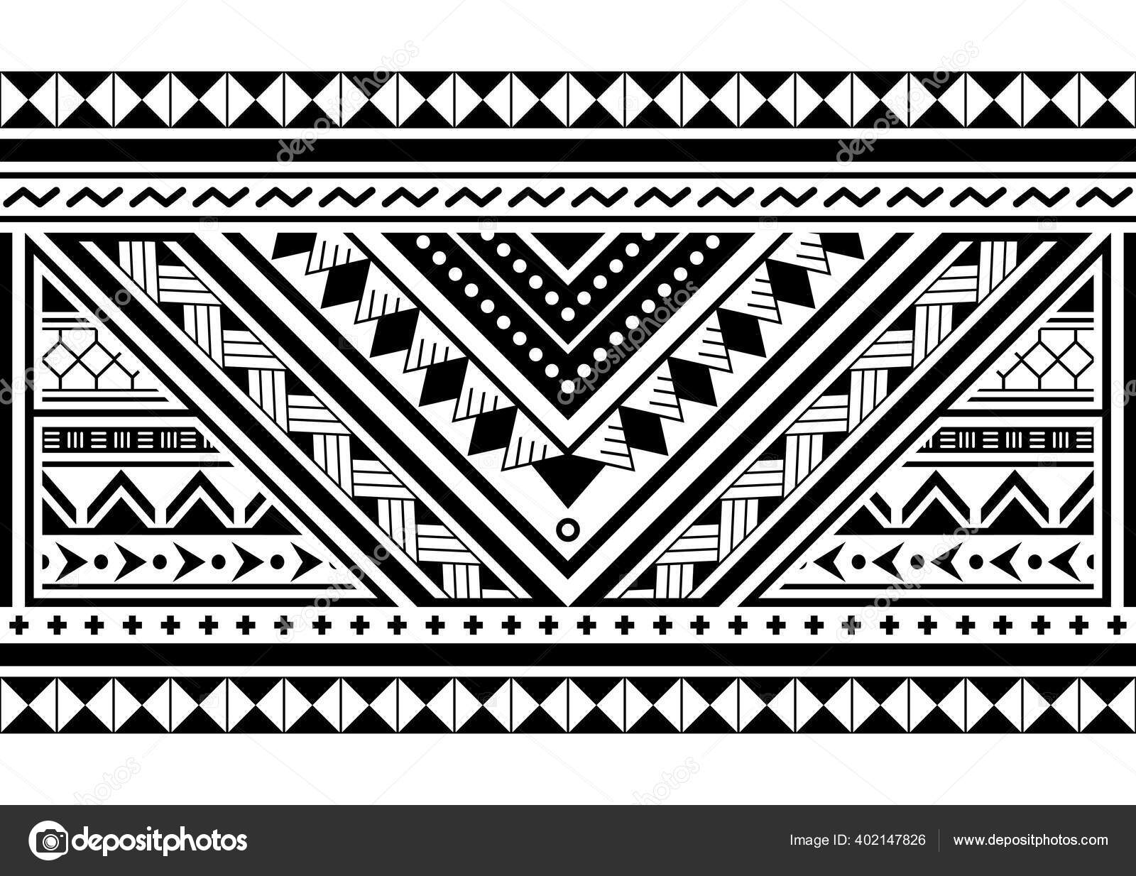 Hawaiian Triangle Tribal Patterns