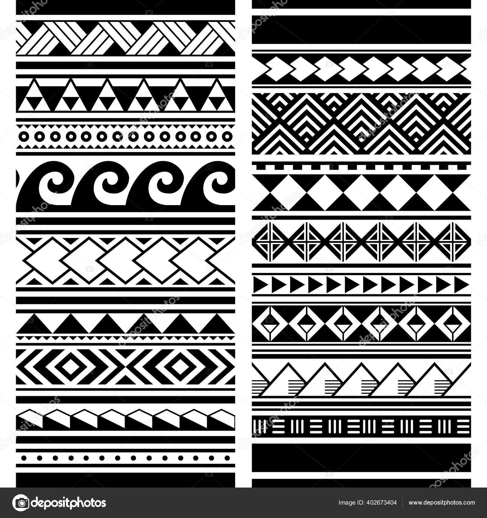 Hawaiian Triangle Tribal Patterns