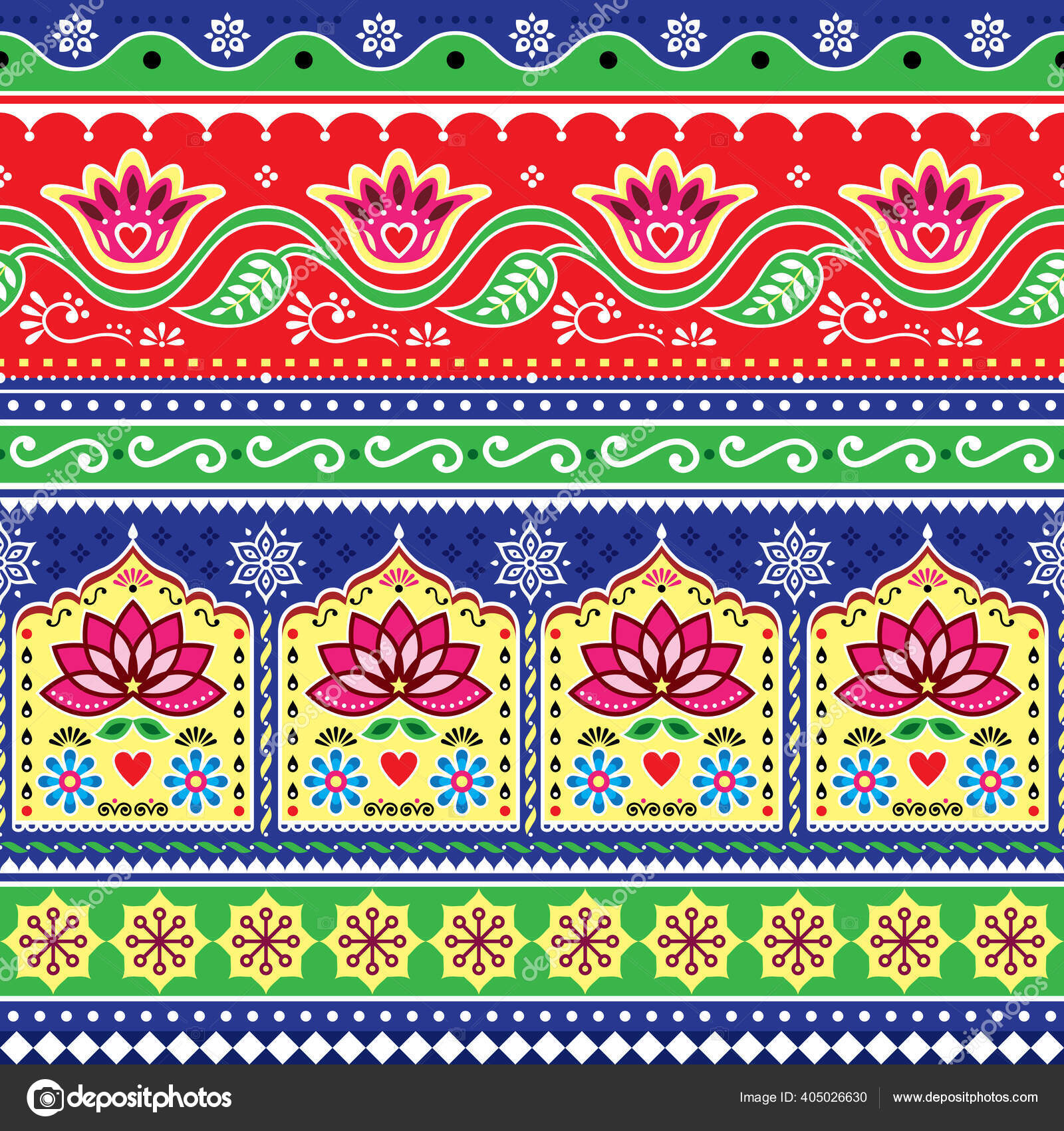 Pakistani Truck Art Patterns