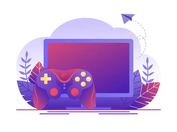 Cross-platform play vector illustration. Stock Vector Image by ...