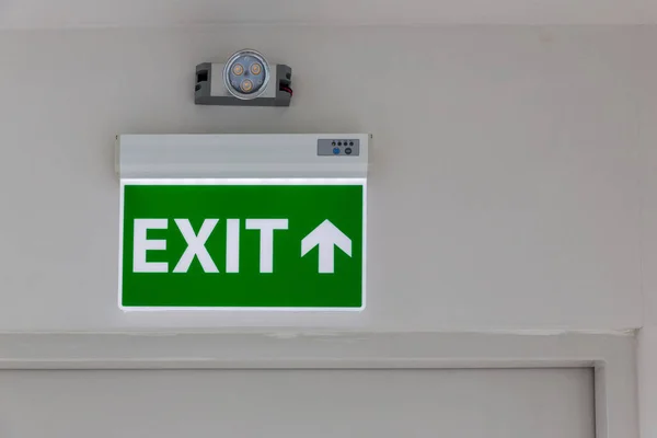 Emergency exit with a sign Stock Photos, Royalty Free Emergency exit ...