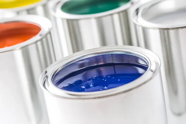 Colorful paint cans Stock Photos, Royalty Free Colorful paint cans ...