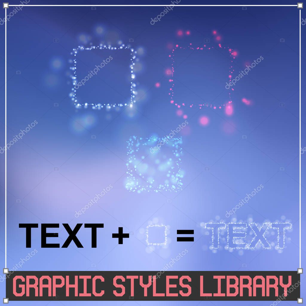 Vector Bokeh Graphic Styles for Adobe Illustrator - Aplicar usando ...