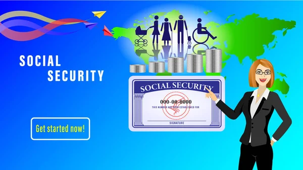 2,127 Social security card Vector Images | Depositphotos