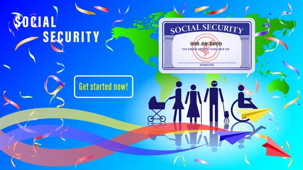 2,127 Social security card Vector Images | Depositphotos