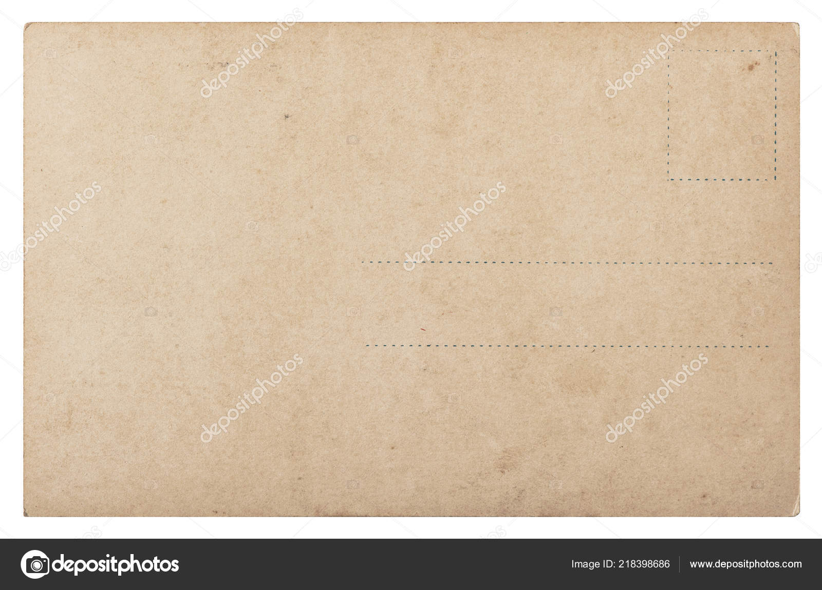 Used Antique Postcard Mail Vintage Retro Style Paper Background — Stock ...