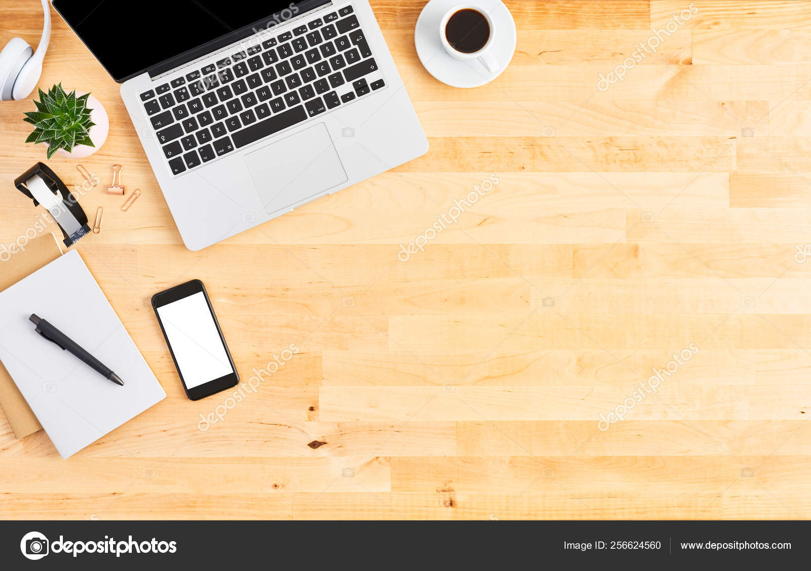 Computer Table Top View