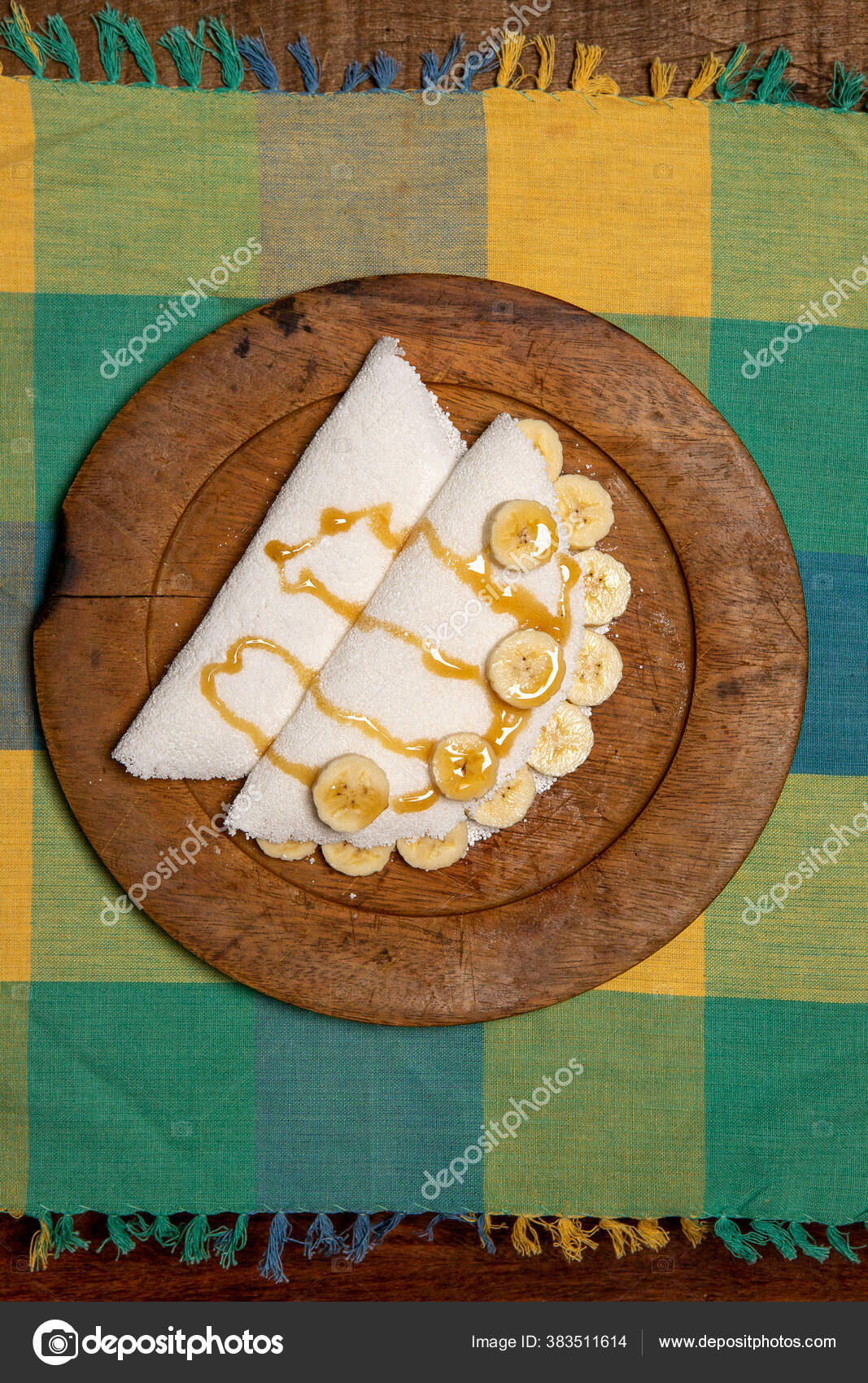 Beiju Tapioca Dish Based Cassava Starch Typical Northeastern Region ...