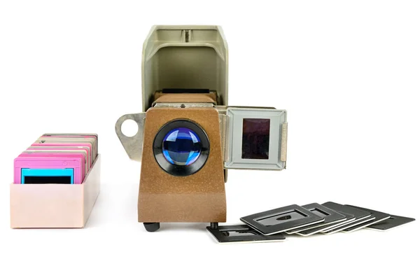 Vintage Slide Projector Opto Mechanical Device Showing Photographic ...