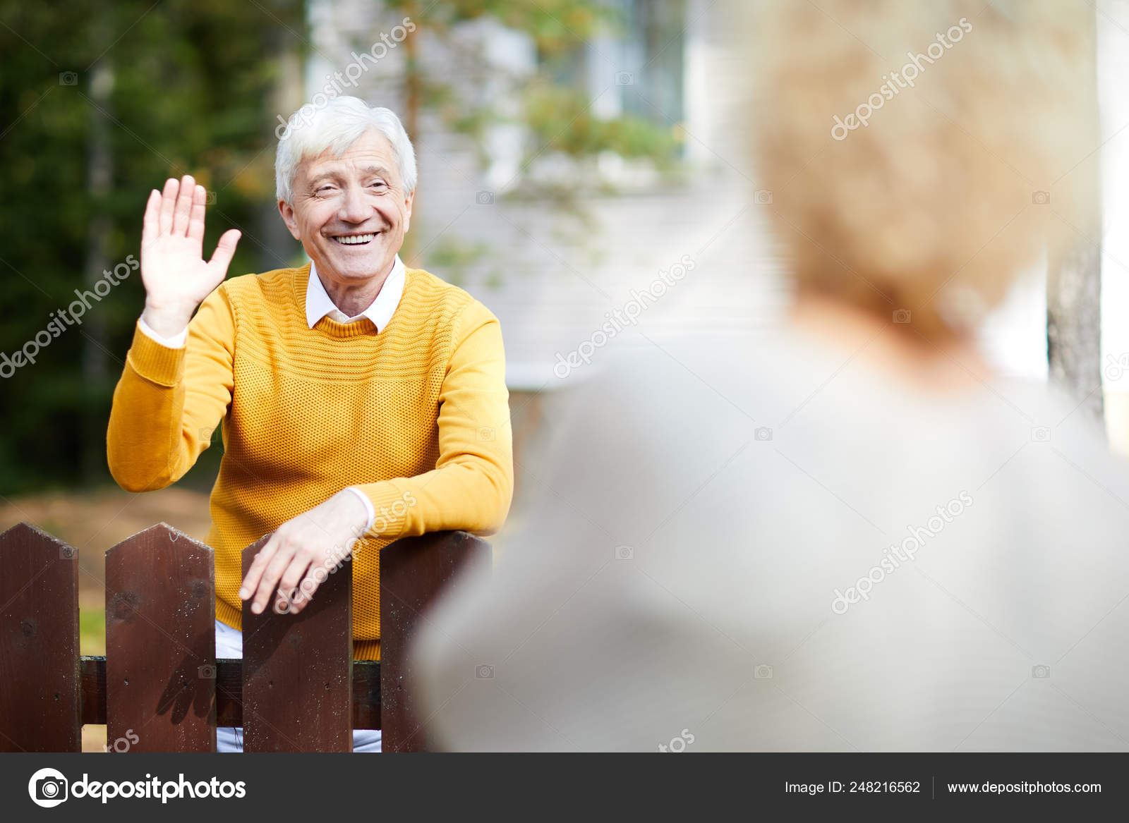 Friendly Person Waving