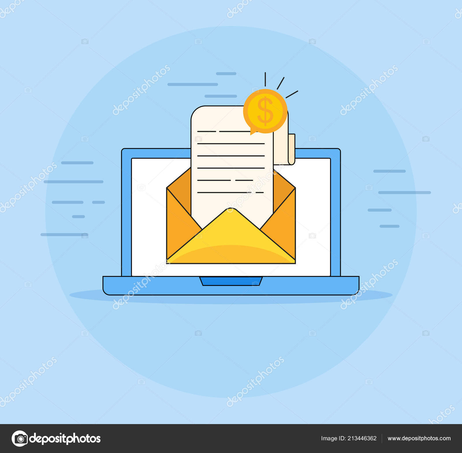 Email Marketing Cartoon