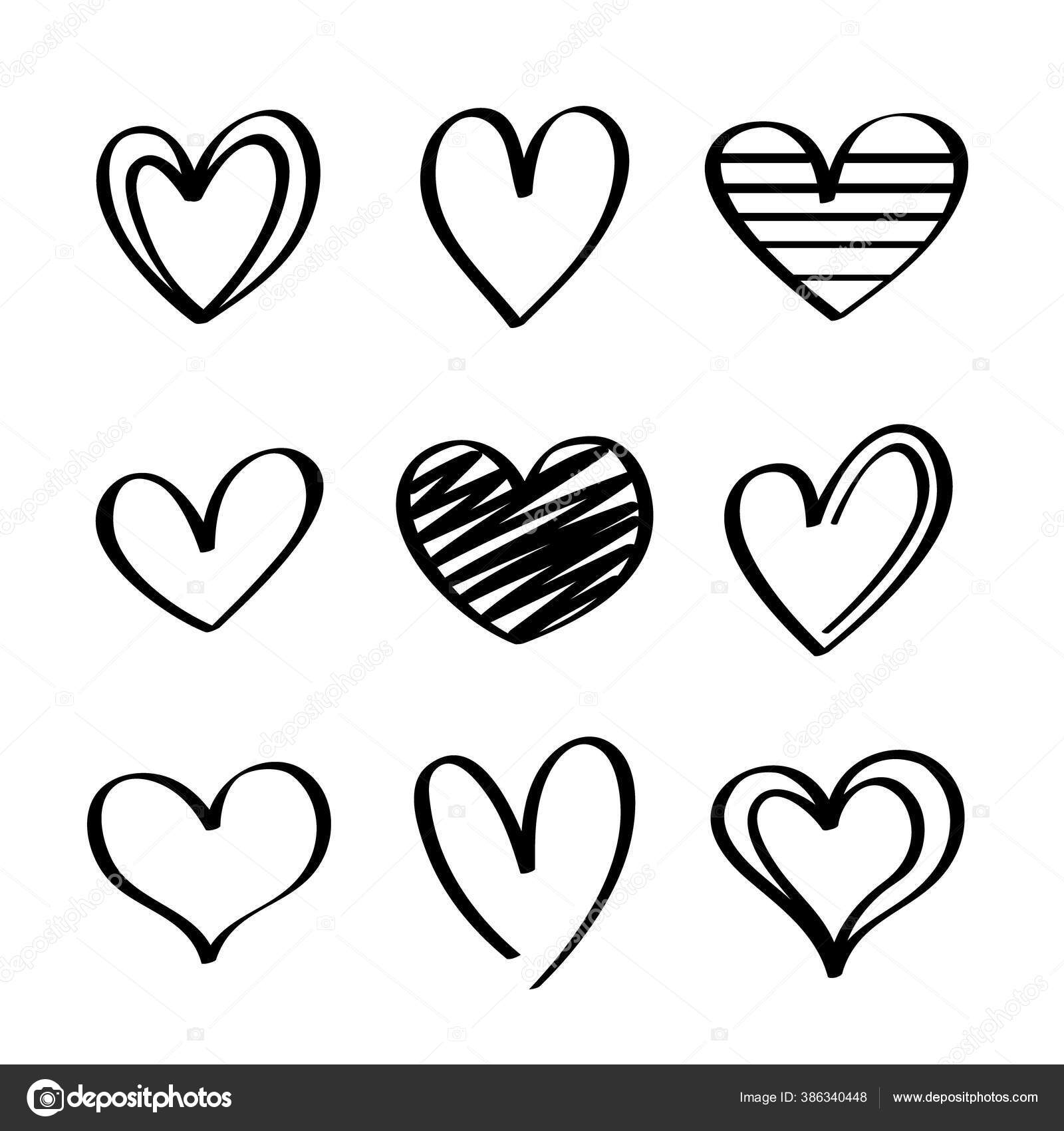 Hand Drawn Heart Clipart