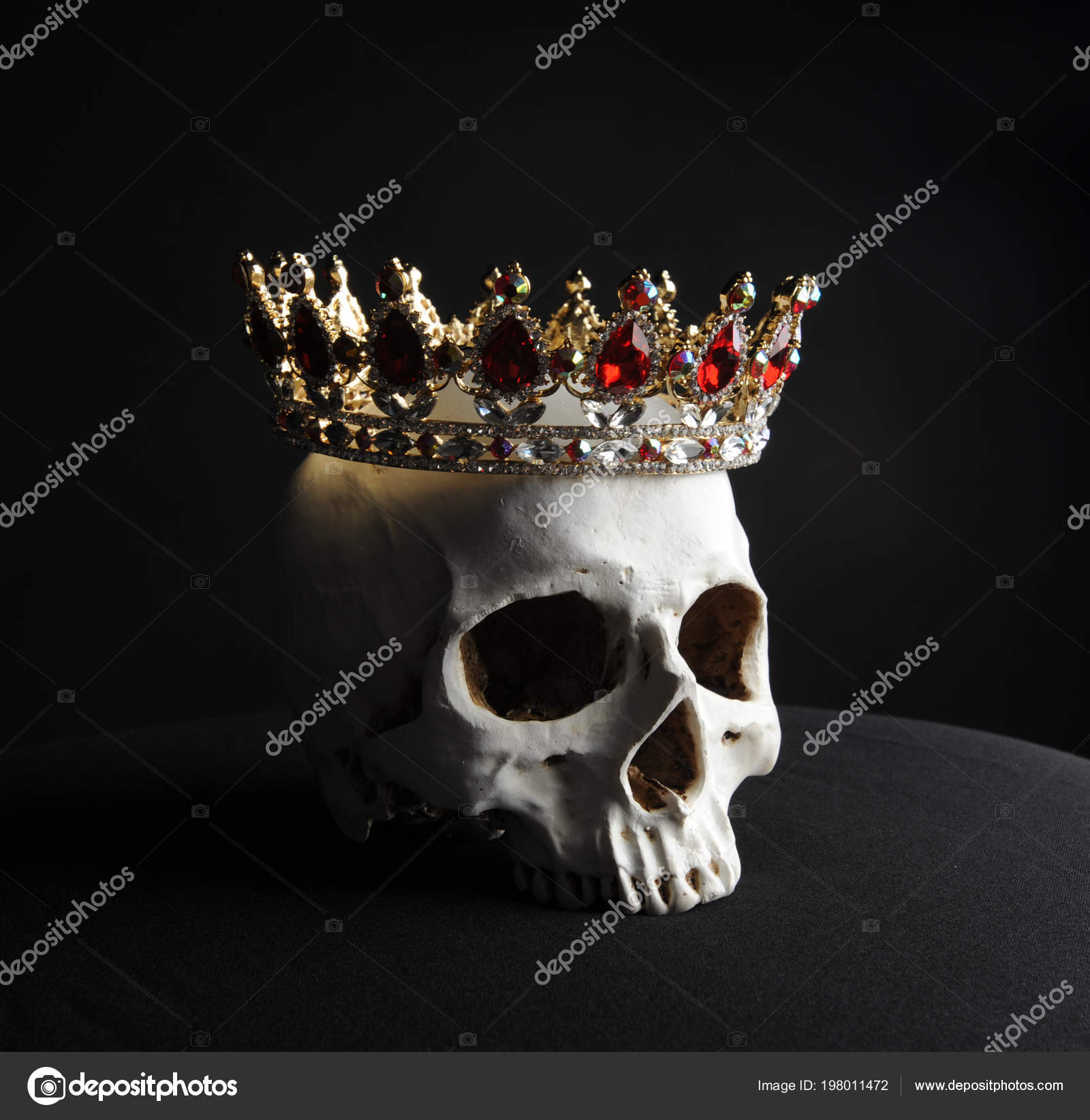 Skull Wearing Crown