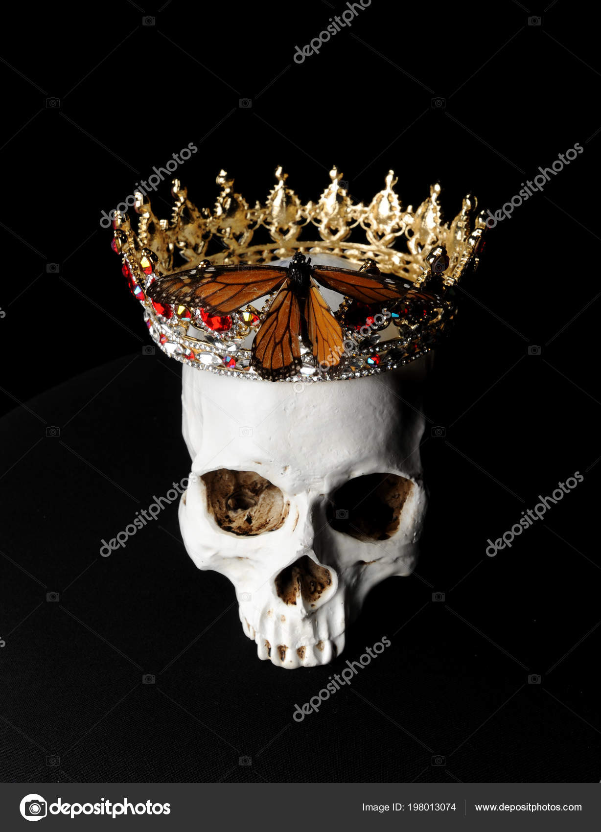 Skull of the Butterfly Princess Digital Download Wall Décor Home ...