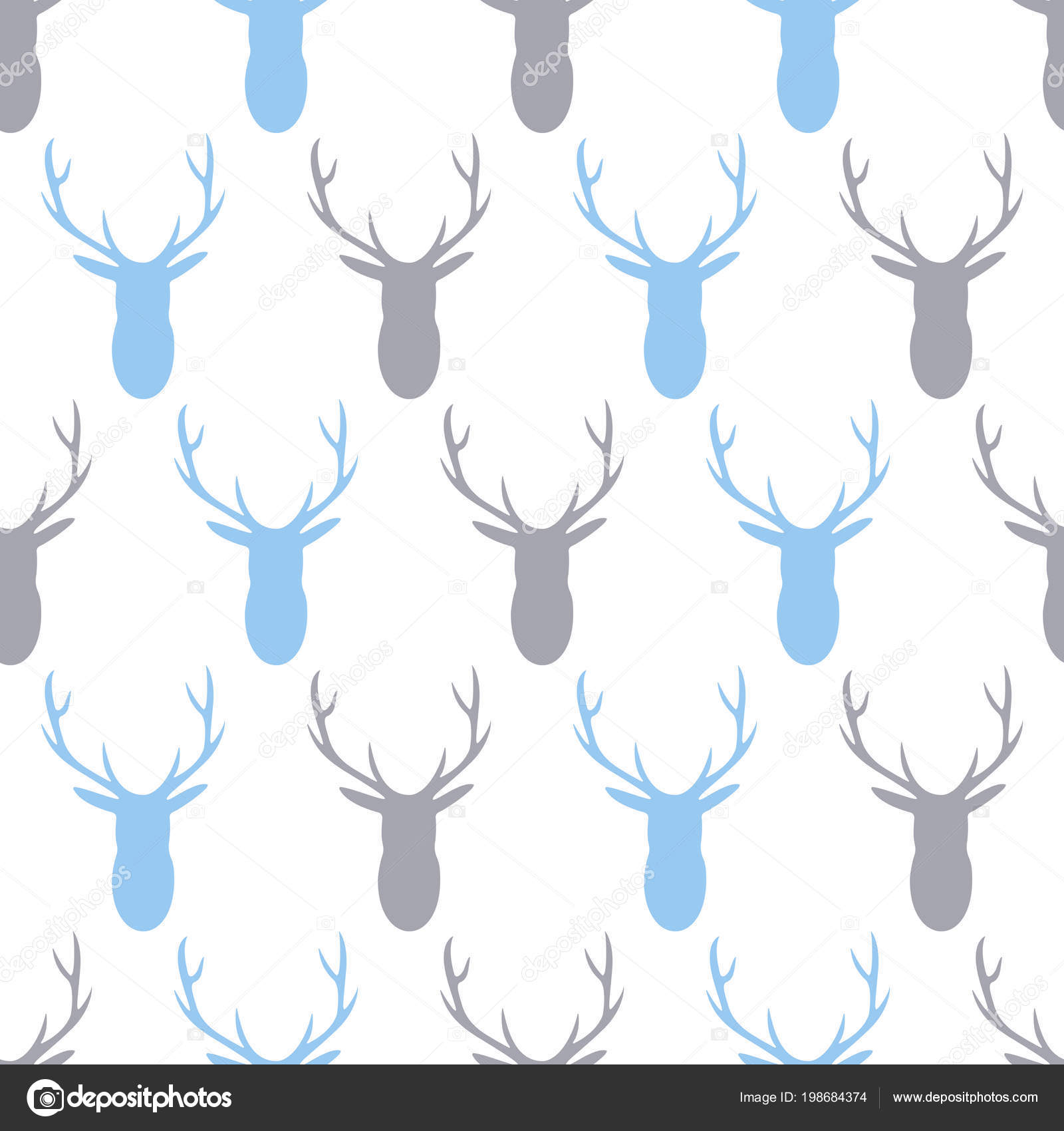 Reindeer Head Pattern