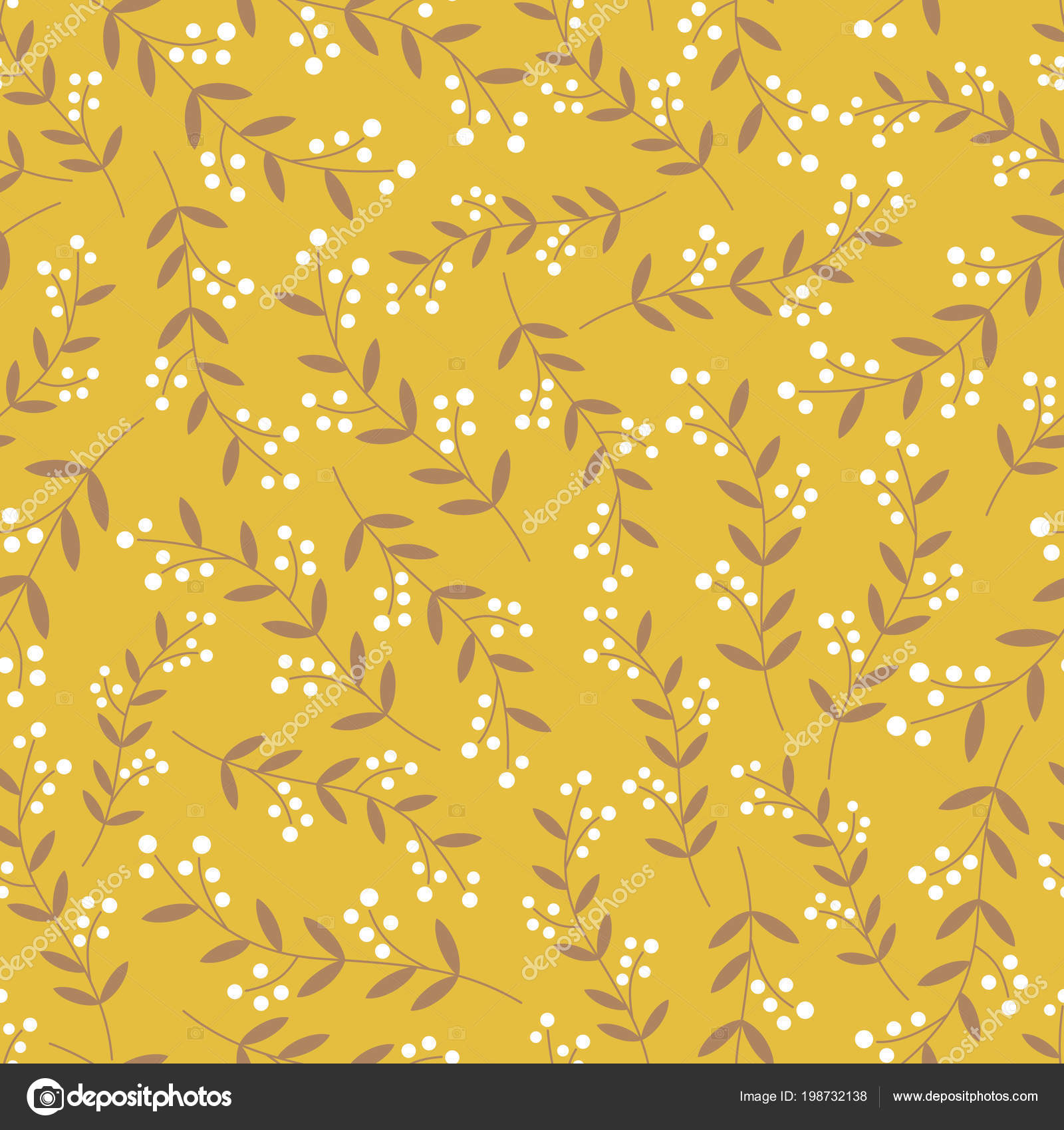 Mustard Yellow Pattern Background