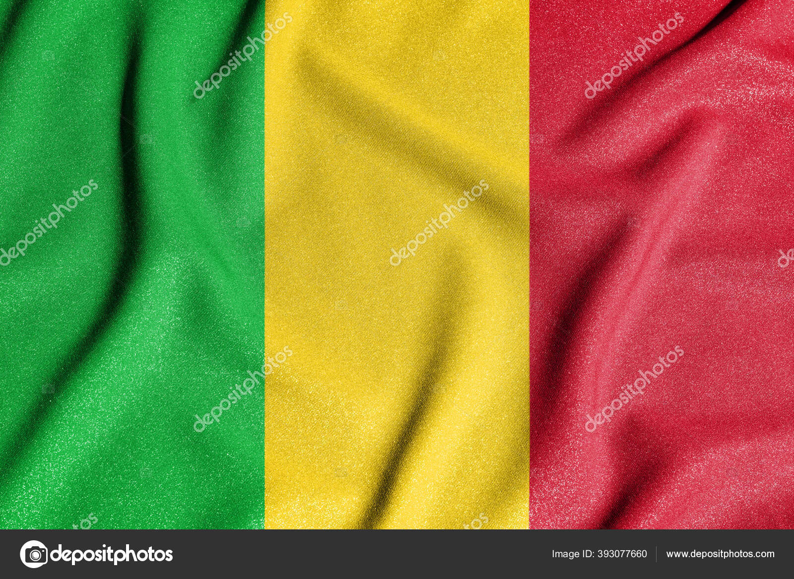 National Flag Mali Main Symbol Independent Country Flag Mali 2021 ...