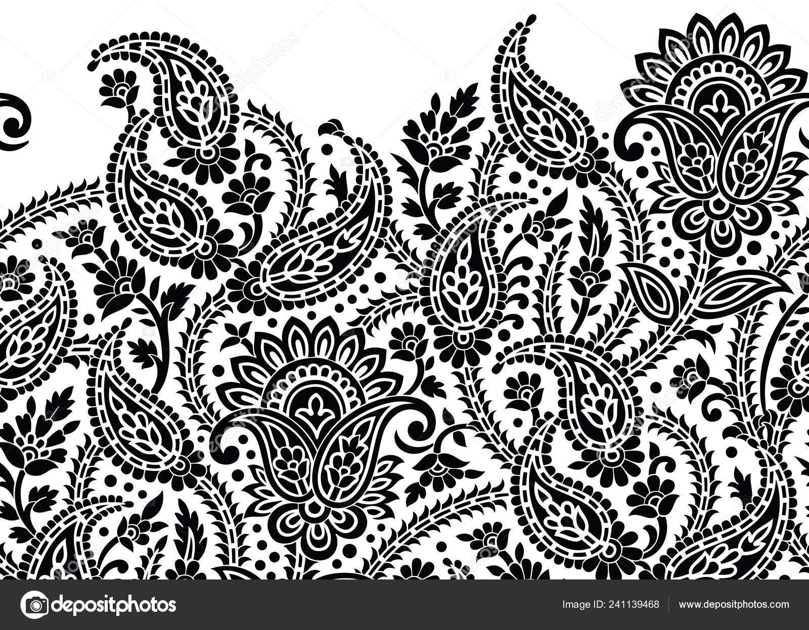 Paisley Border Clip Art