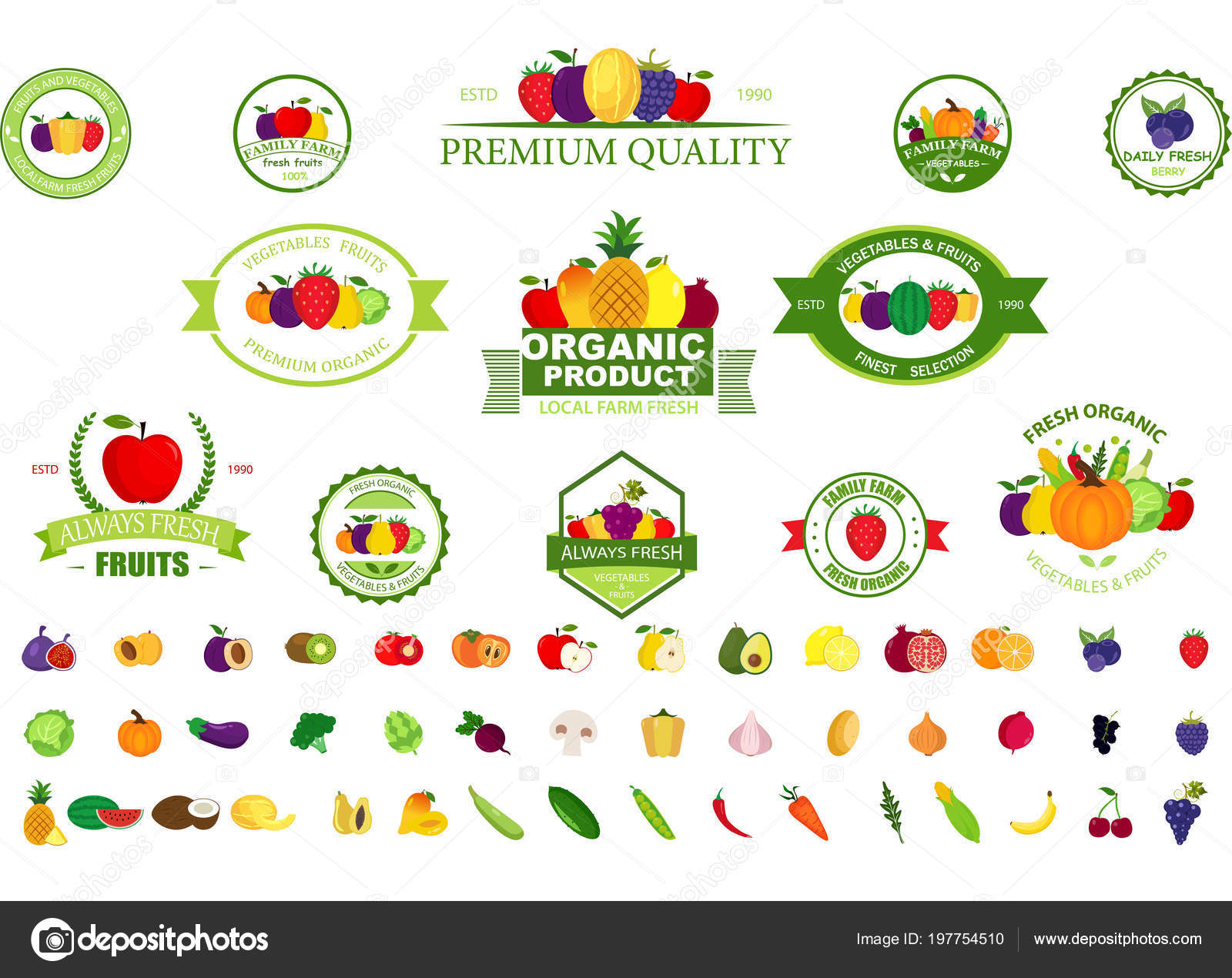 Vegetables Farm Logo Design