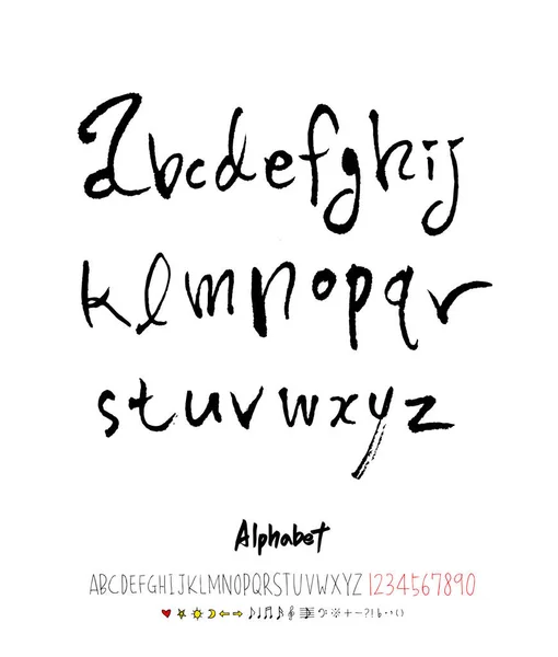 The hand drawn calligraphy font Stock Photos, Royalty Free The hand ...