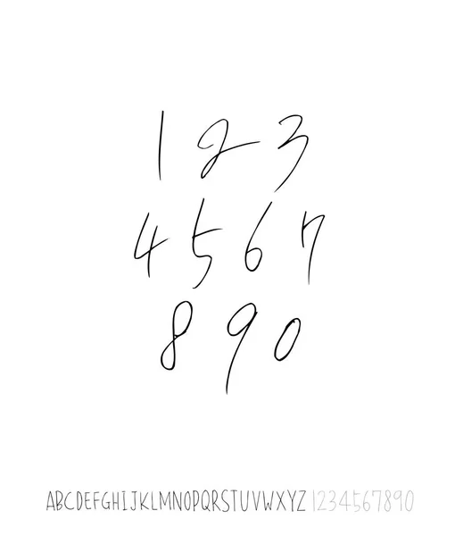 Alphabet handwritten numbers Stock Photos, Royalty Free Alphabet ...